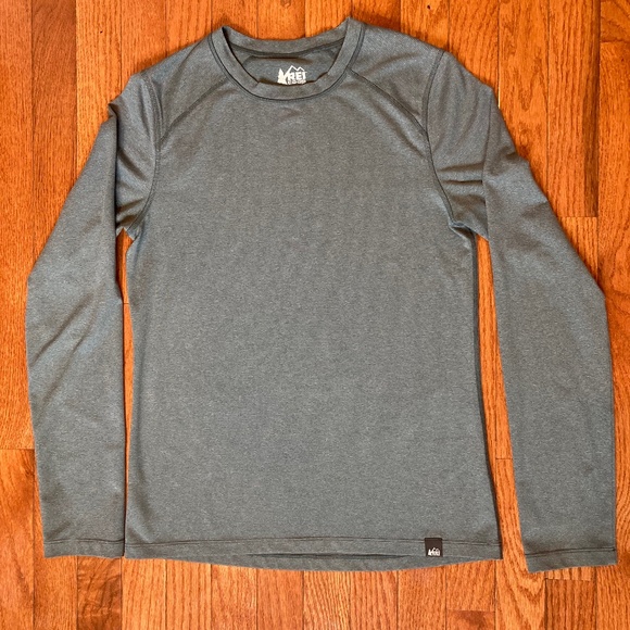 REI | Shirts & Tops | Rei Stripped Blue Base Layer Kids Xl | Poshmark